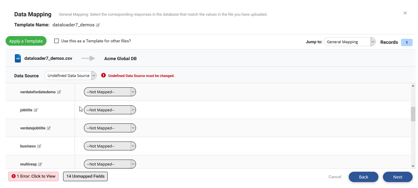 Data Loader Demos Omeda Training